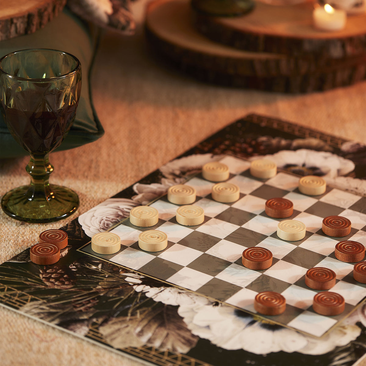 Americano Gioco Dama in PVC - Winter Wonderland