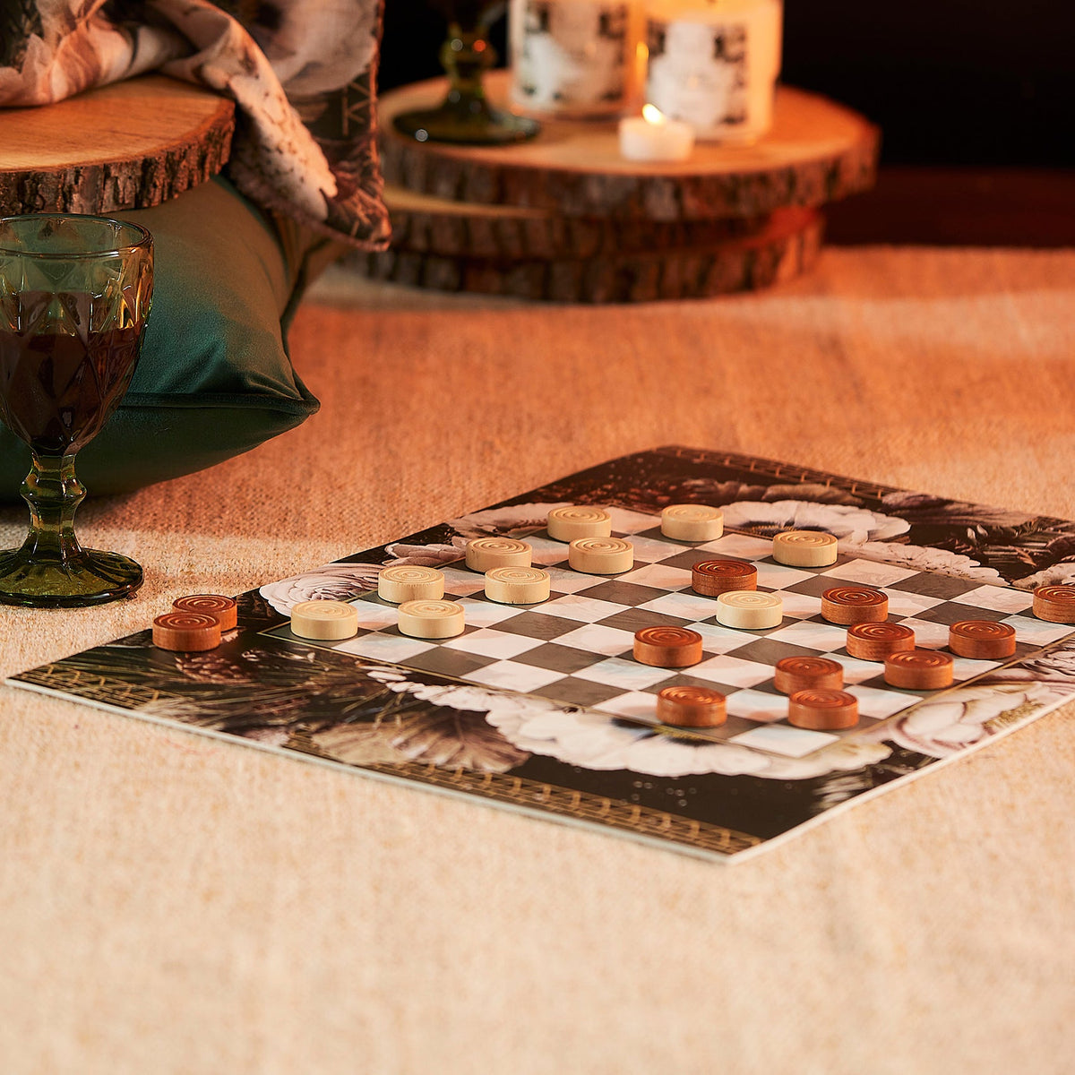 Americano Gioco Dama in PVC - Winter Wonderland