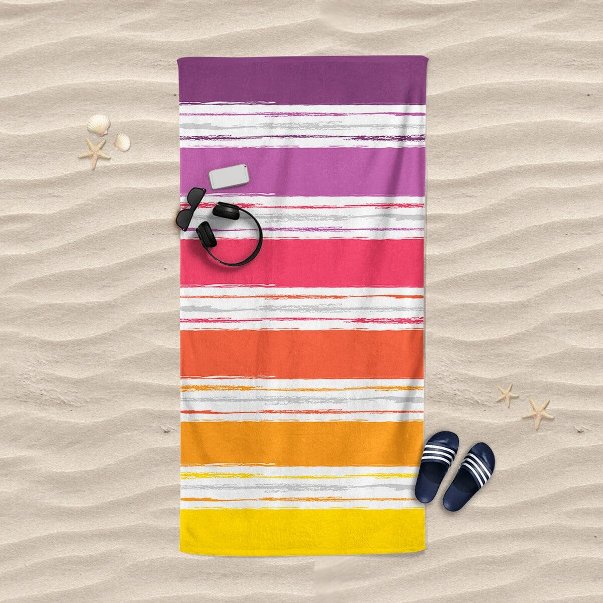 Telo Mare in Puro Cotone Jacquard - Malibù